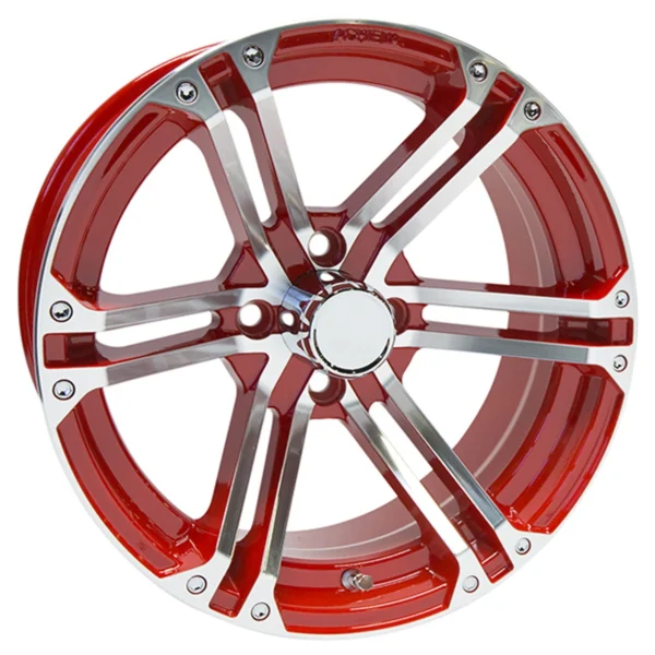 Terminator – Machined & Red – Niko Electric Carts